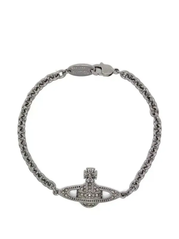 VIVIENNE WESTWOOD Orb-detail Chain Bracelet - Silver