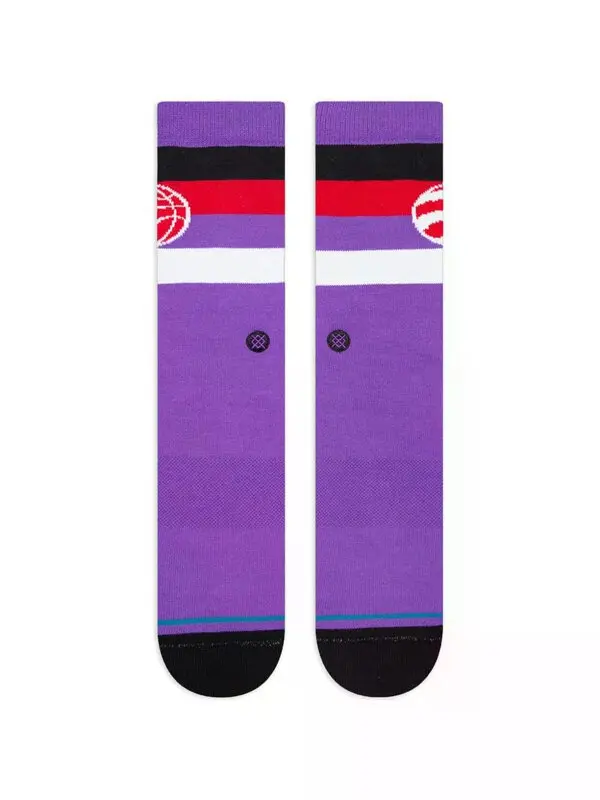 Stance Nba Toronto Raptors Ribbed Socks - Purple
