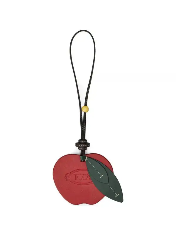 TOD'S Apple-charm Keyring