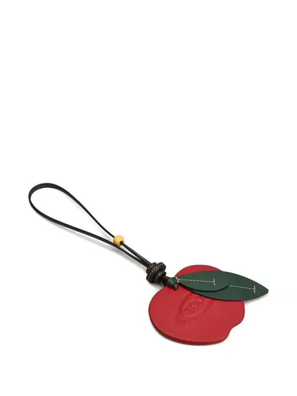 TOD'S Apple-charm Keyring
