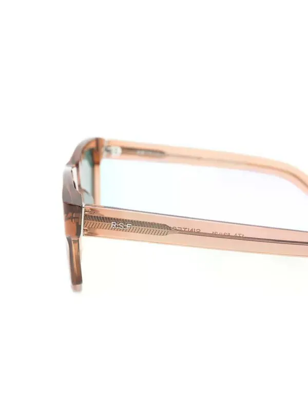 RETROSUPERFUTURE Sintesi Rectangle-frame Sunglasses - Neutrals