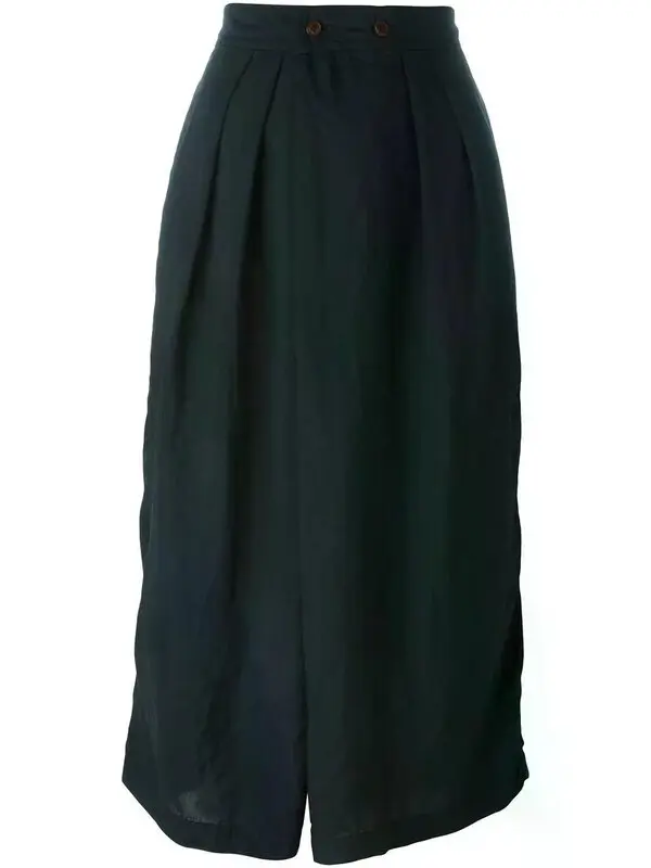 Comme Des Garçons Wide Leg Culottes - Black