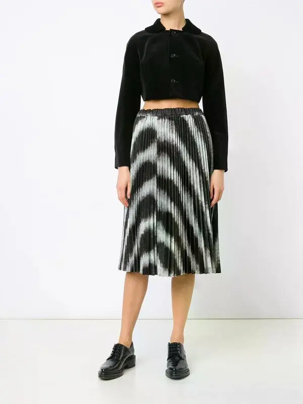 Comme Des Garçons Ribbon Detail Cropped Jacket