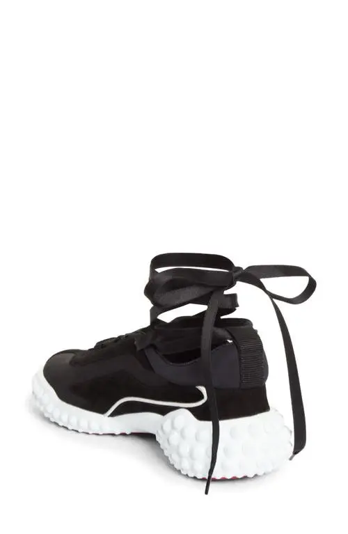 CHRISTIAN LOUBOUTIN Mara Ankle-tie Sneakers - Black