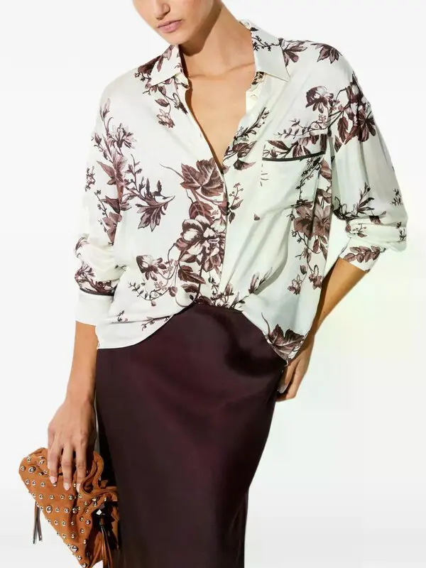 Liu Jo Floral-print Pocket Shirt