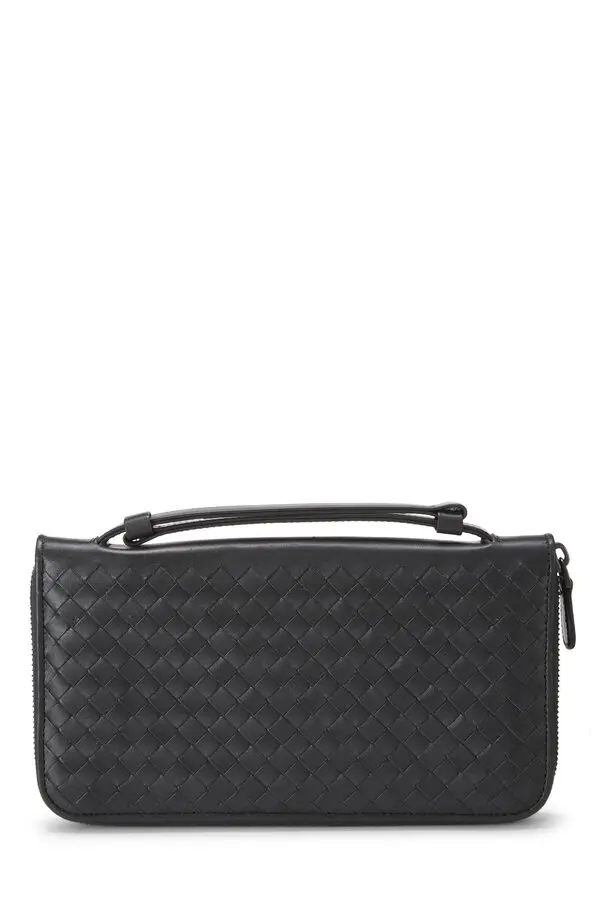 Bottega Veneta Intrecciato Zip Around Travel Organizer