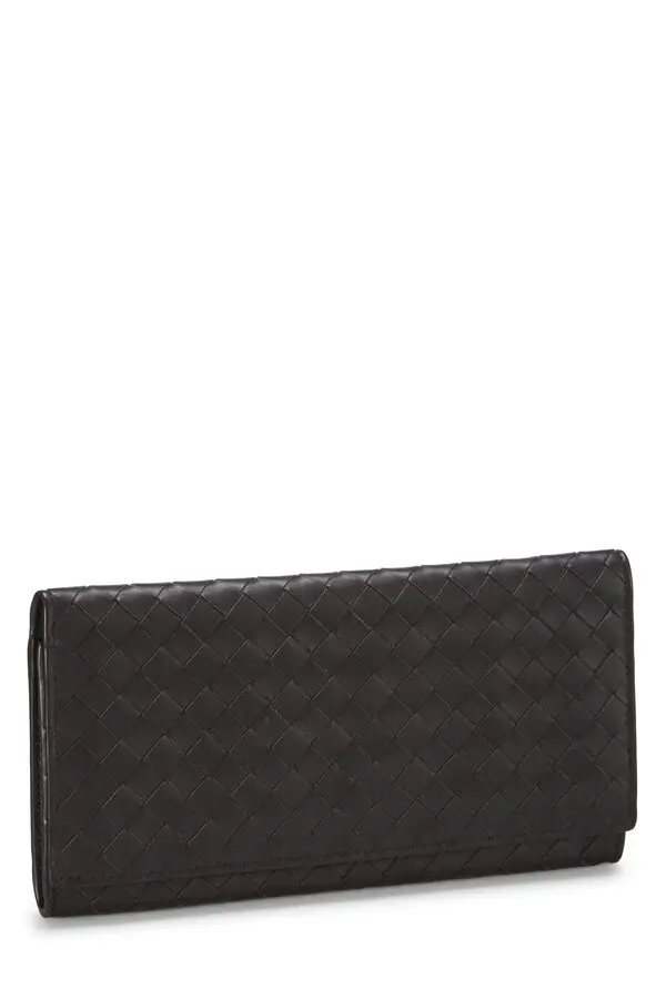Bottega Veneta Intrecciato Long Wallet - Brown