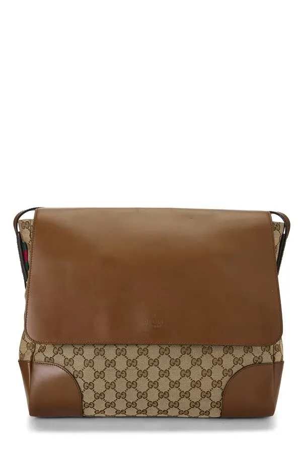 Gucci Gg Messenger Bag - Brown