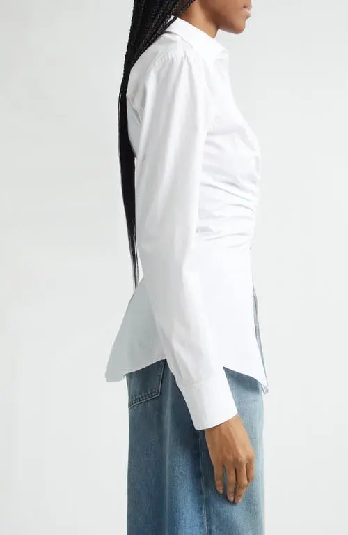 Alexander Wang Ruched Knit Zip Top