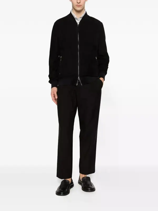 GREYED Albert Pleated Trousers - Black