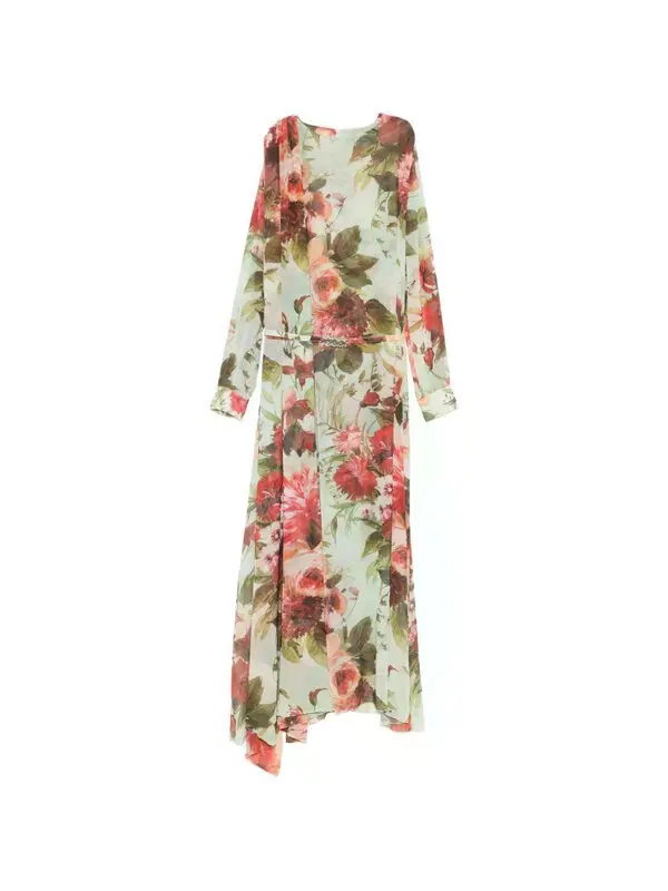 Chiara Boni La Petite Robe Aknesa Floral-print Maxi Dress - Green
