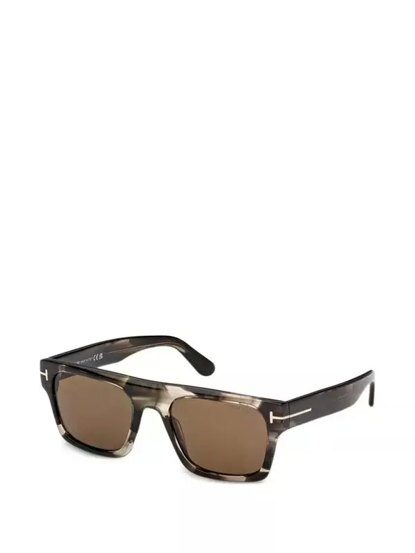 TOM FORD Cyrus-02 Square Sunglasses - Brown