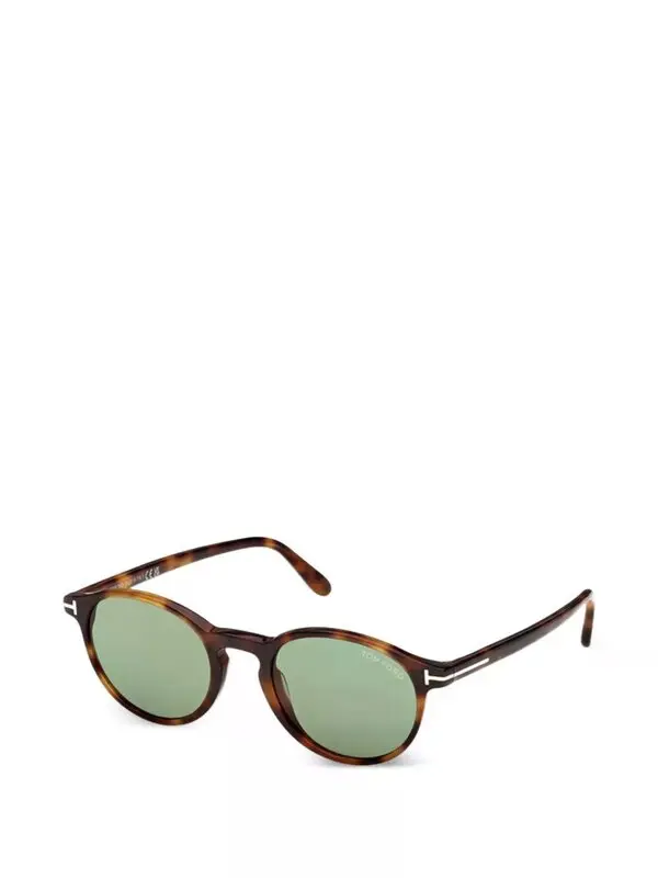 TOM FORD Round-frame Sunglasses - Brown