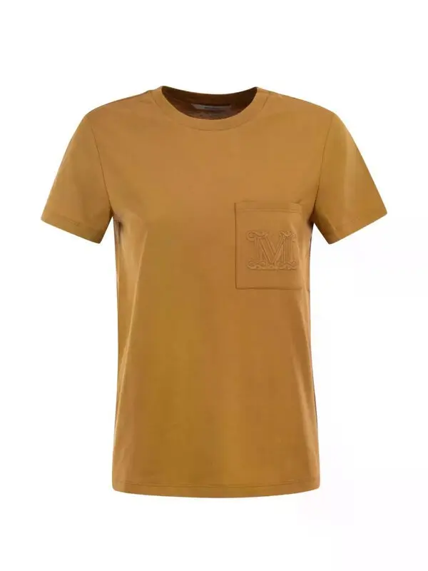 Max Mara Papaia Chest-pocket T-shirt - Neutrals