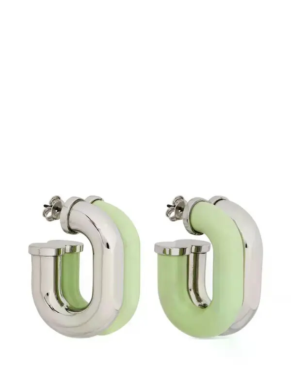 Rabanne Link Earrings - Silver