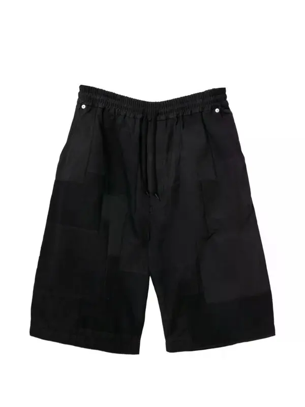 Comme Des Garçons Patchwork Shorts - Black