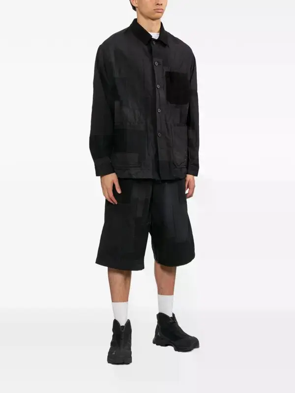 Comme Des Garçons Patchwork Shorts - Black