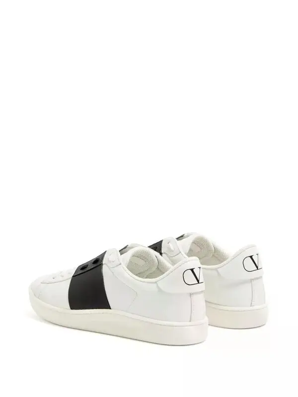 Valentino Garavani Open Nappa Calfskin Sneakers - White