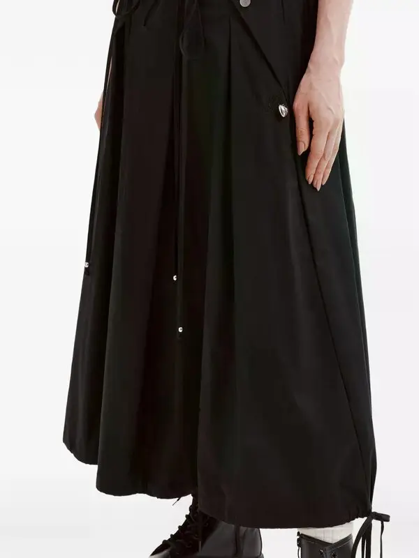 MUSIUM DIV. Midi Skirt With Drawstring Detail