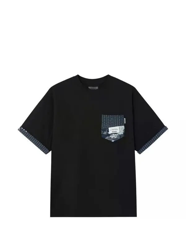 MUSIUM DIV. Roll-trim T-shirt