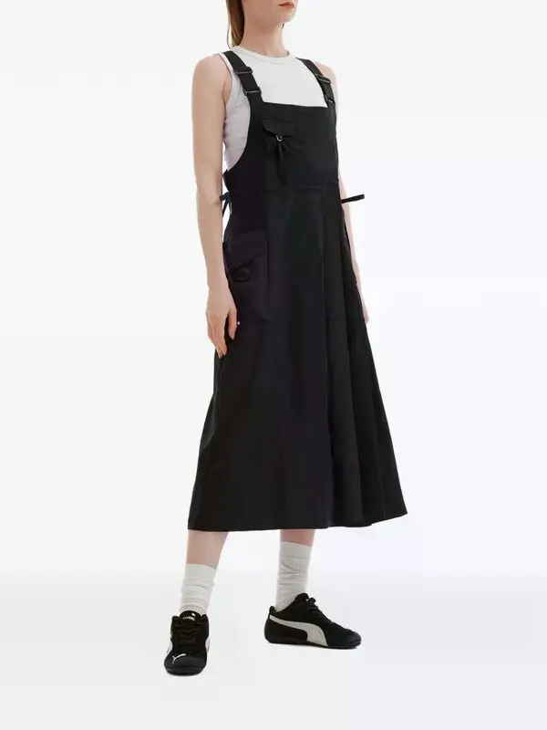 MUSIUM DIV. Pleated Midi Dress - Black