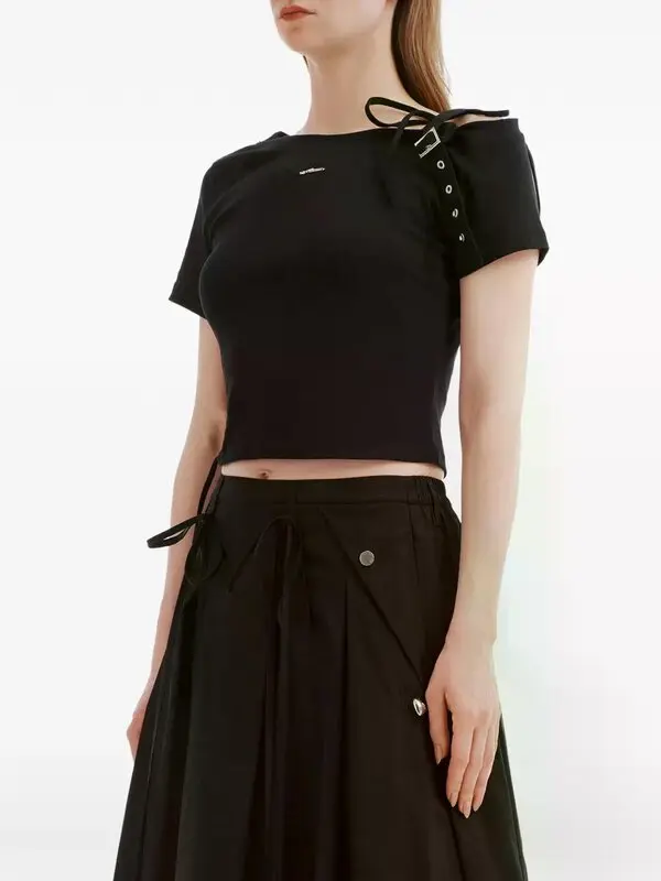 MUSIUM DIV. Buckle Short-sleeves T-shirt - Black