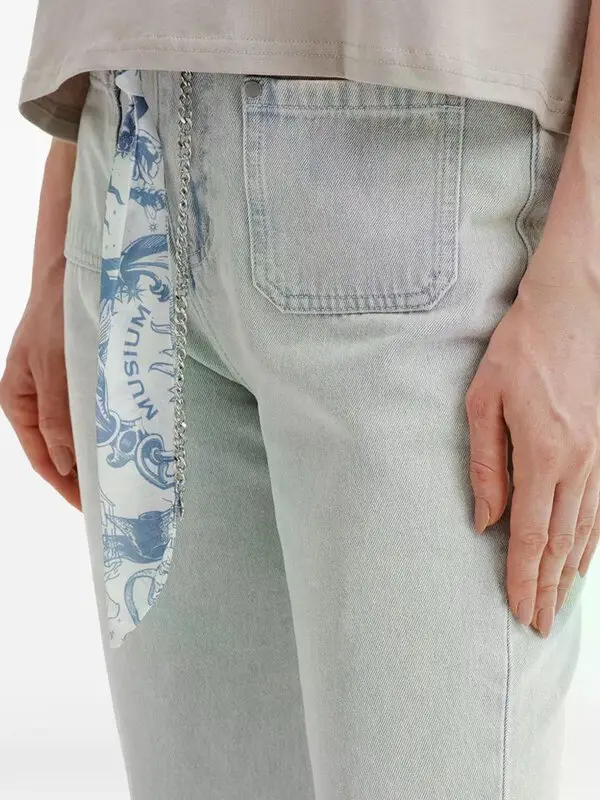 MUSIUM DIV. Frayed Hem Trousers