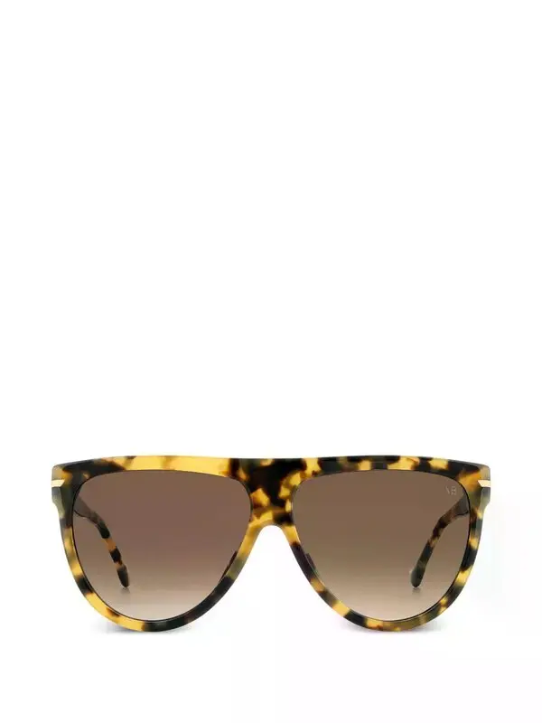 Victoria Beckham Browline Sunglasses - Yellow