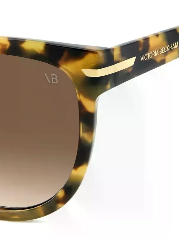 Victoria Beckham Browline Sunglasses - Yellow