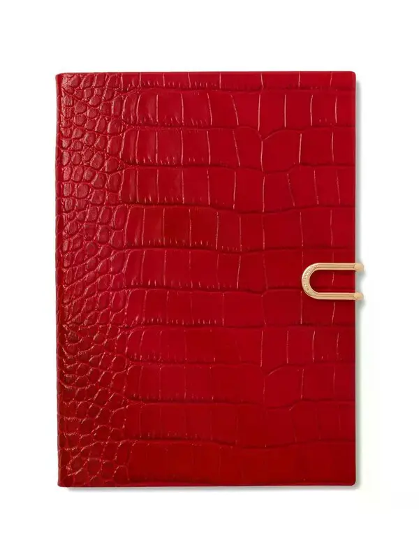 Smythson Mara Weekly Diary - Red