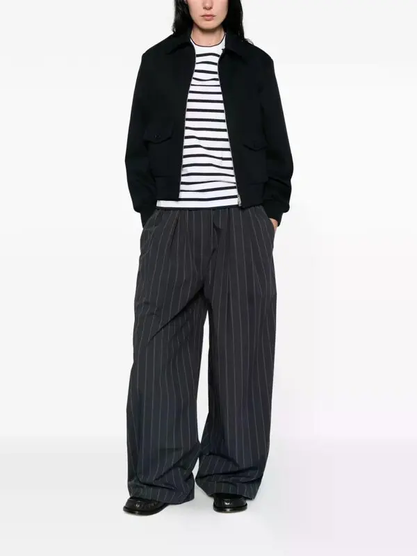 ALPHA TAURI Jali Striped T-shirt - Blue