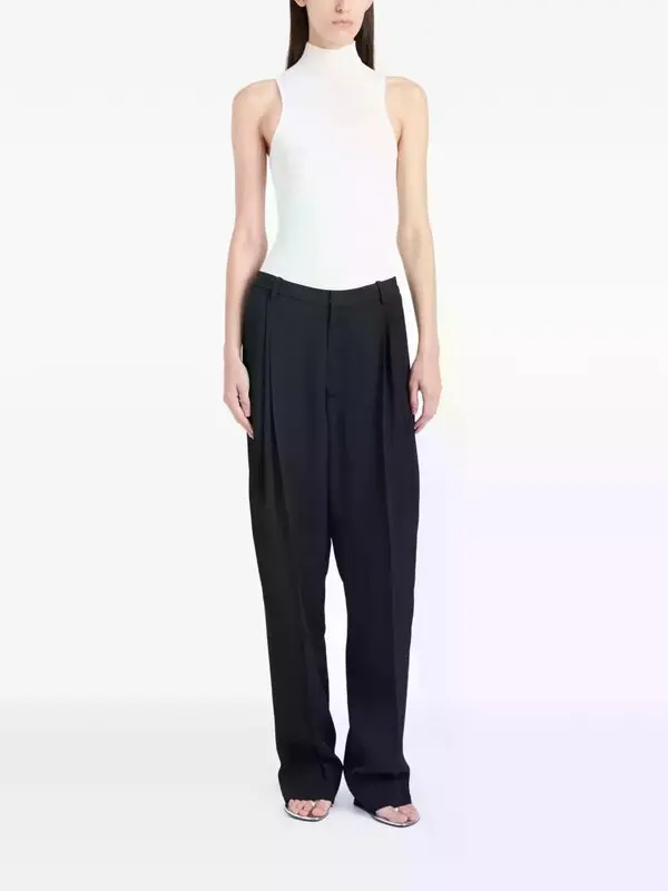 Proenza Schouler Clementina Pleated Trousers - Black