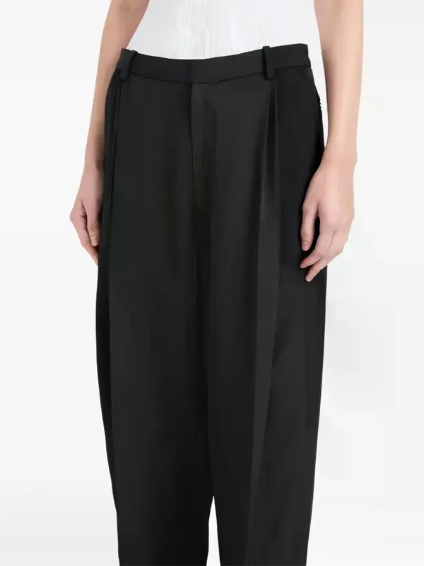Proenza Schouler Clementina Pleated Trousers - Black