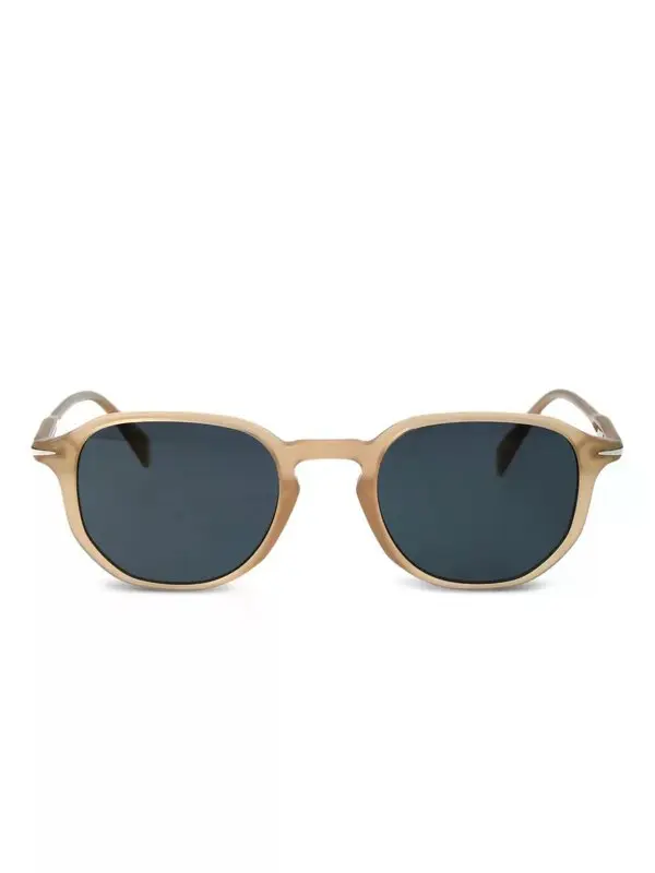 DB EYEWEAR BY DAVID BECKHAM Round-frame Sunglasses - Neutrals