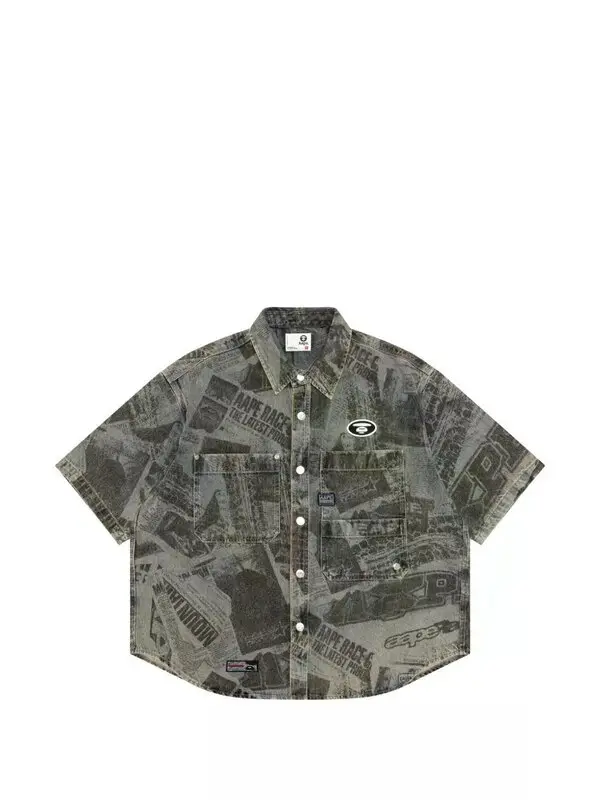 AAPE BY *A BATHING APE Print Short-sleeve Shirt