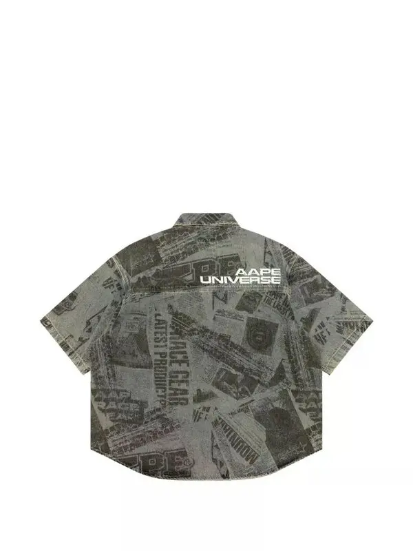 AAPE BY *A BATHING APE Print Short-sleeve Shirt