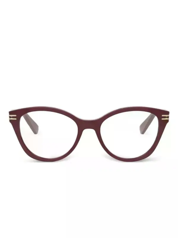BVLGARI Cat Eye Glasses - Red