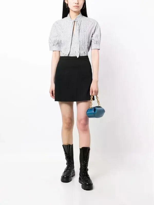 Maison Kitsuné Monogram-pattern Short-sleeve Shirt