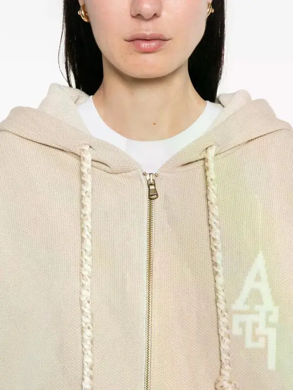 AL AIN Graphic Embroidery Cardigan