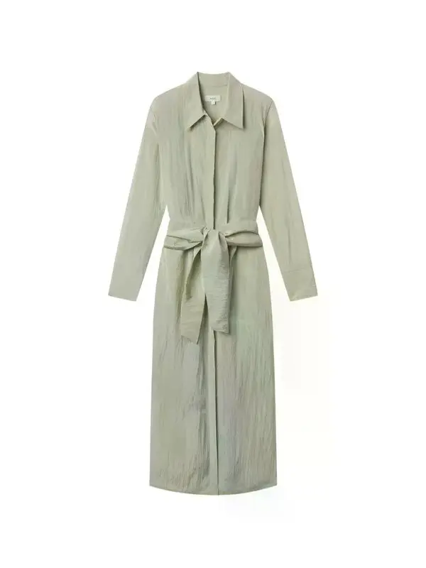 A.L.C. Spearmint Tie-waist Shirt Dress - Green
