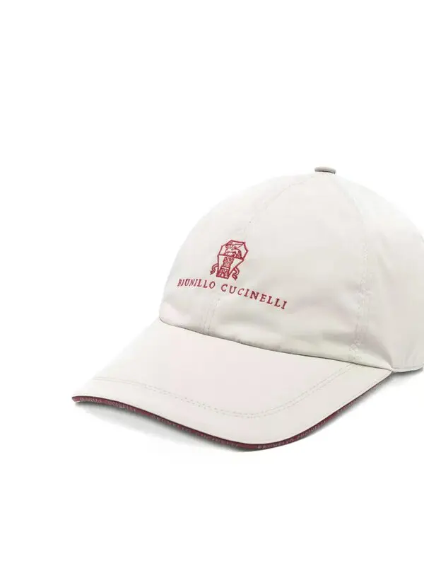 Brunello Cucinelli Logo-embroidered Baseball Cap - Neutrals