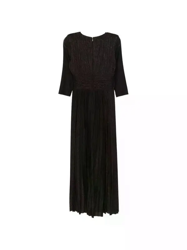 Liu Jo V-neck Pleated Midi Dress