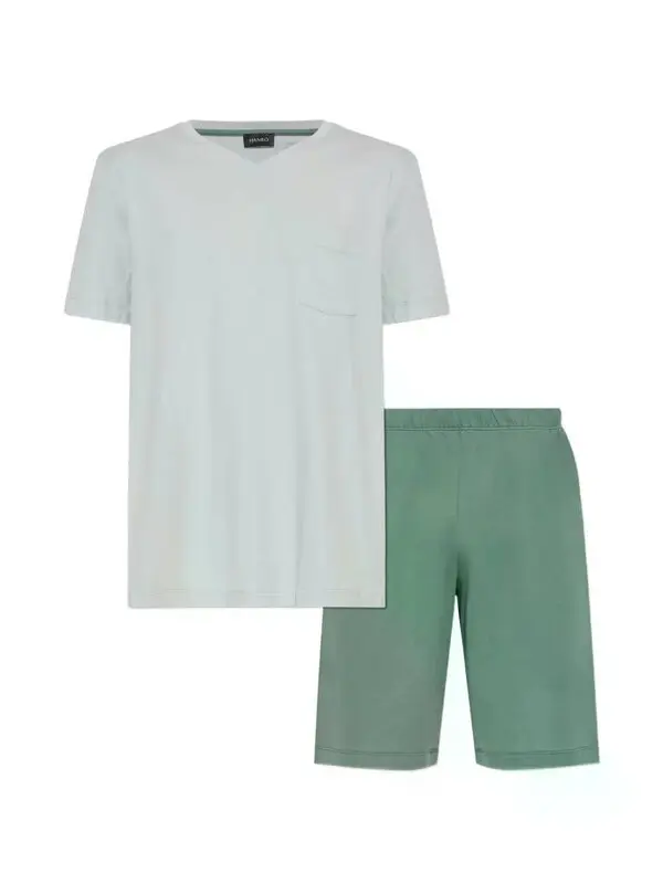 Hanro V-neck Pocket Pyjama Set
