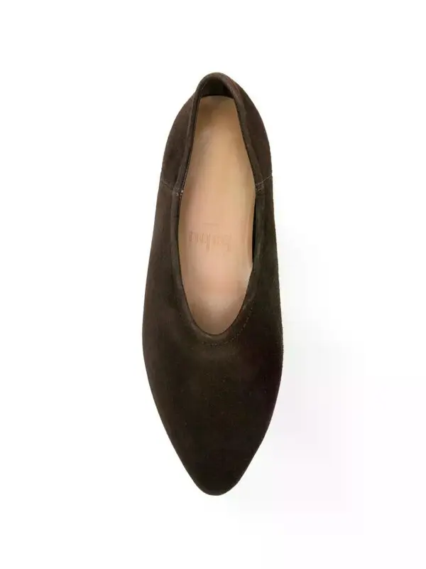 BABÚ MILANO Pointed-toe Ballet Flats