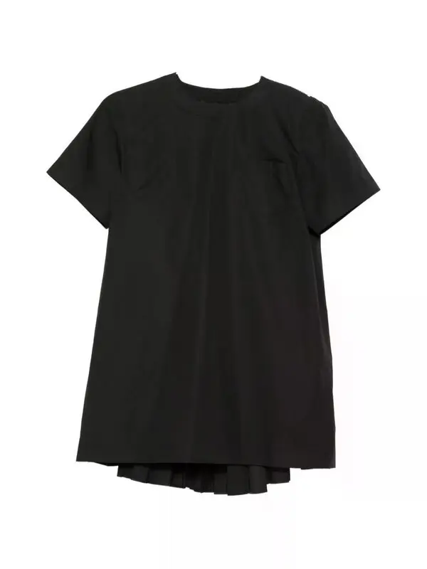 Sacai Pleated Mini Dress