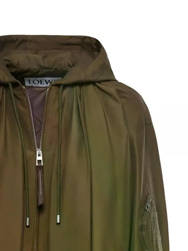 Loewe Hooded Zipped Jacket