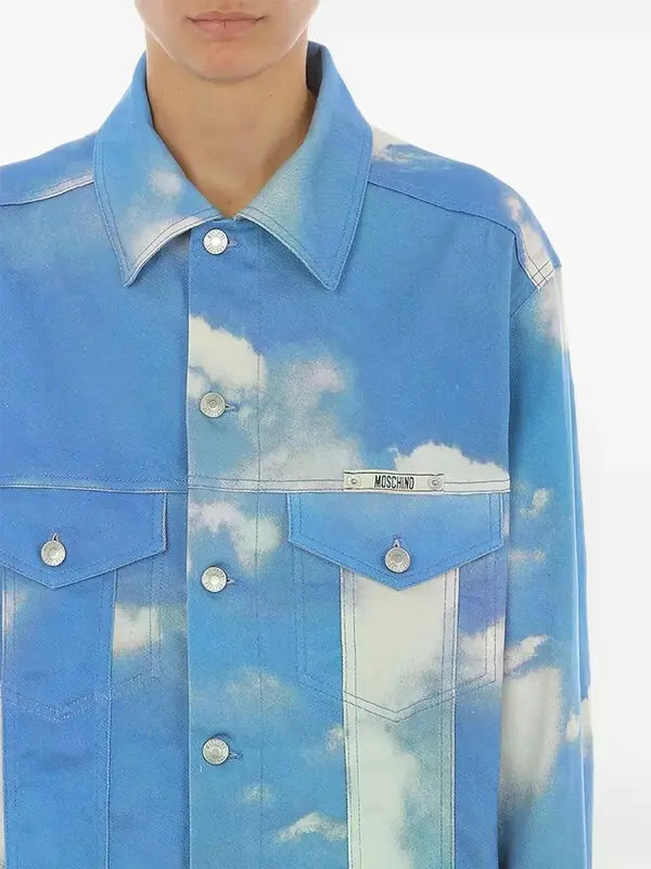 Moschino Clouds Cotton Jacket