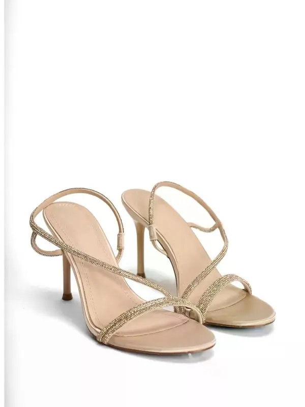 TWENTY FOURHAITCH Rhinestone Embellished Stiletto Sandals