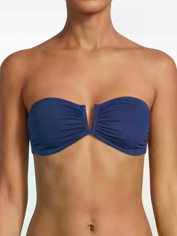 Melissa Odabash Alba Strapless Bikini Top - Blue