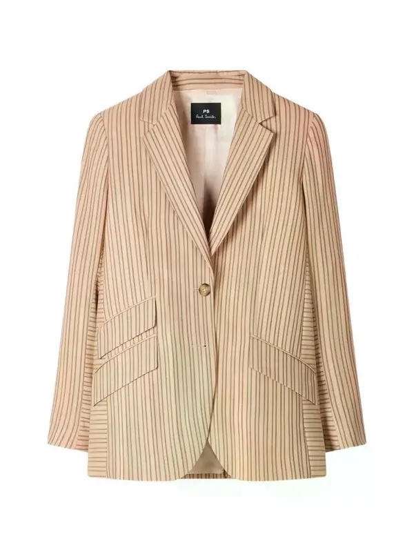 Paul Smith Single-breasted Striped Blazer
